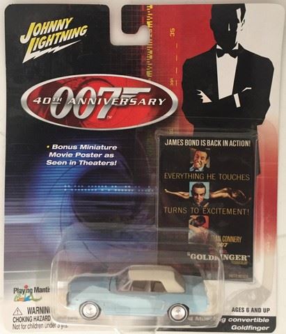 2002 James Bond 007 Goldfinger Ford Mustang collectible car