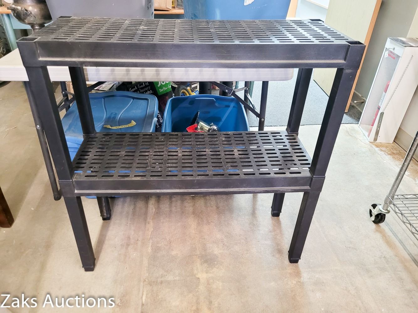 Great Black Garage | Basement | Hobby Room Utility Stand