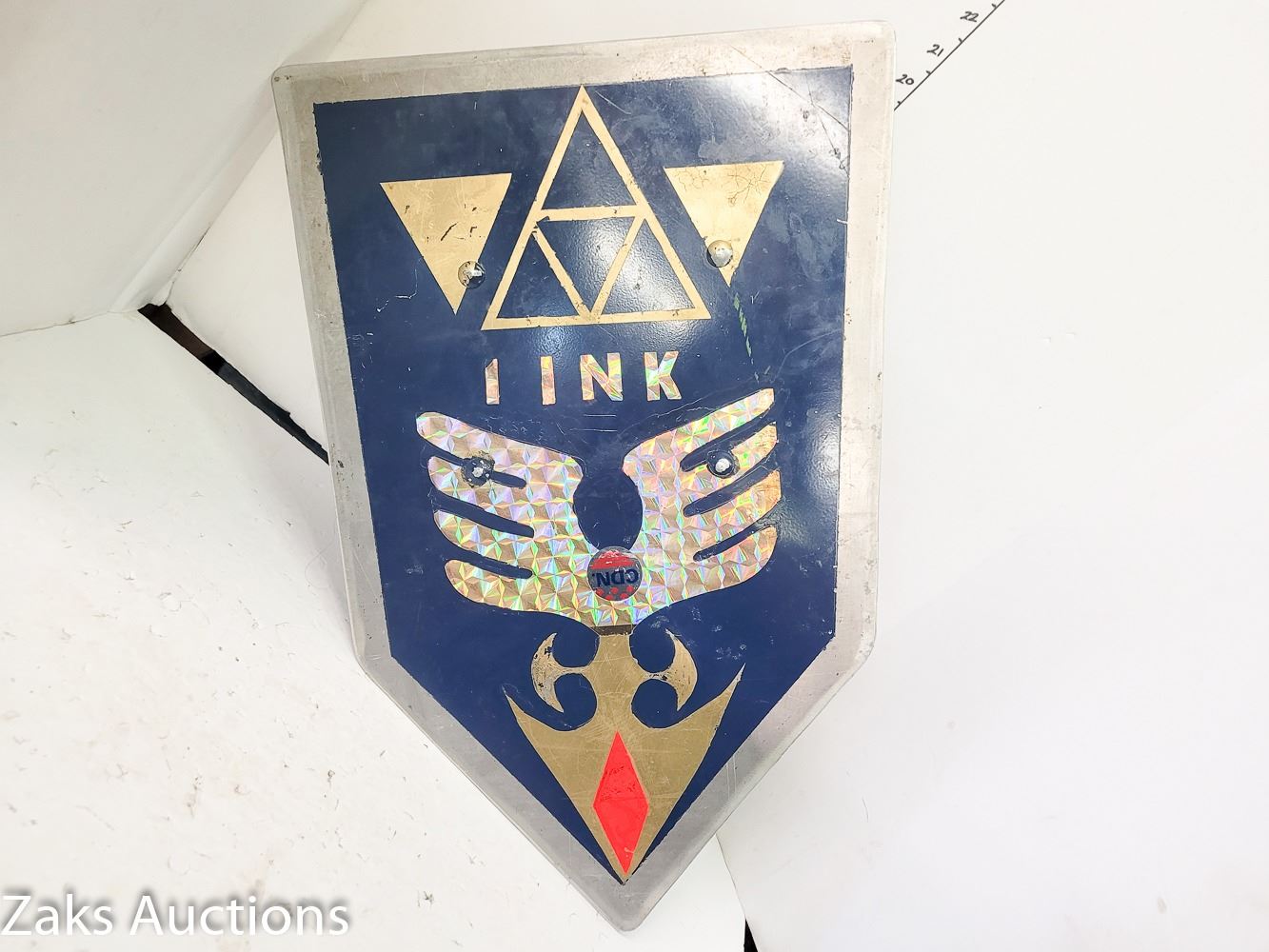 Homemade Zelda Metal Shield with Handles