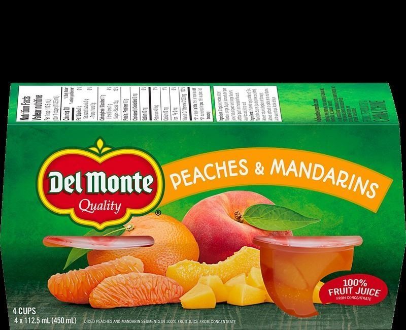 Del Monte Family Box Peach & Mandarin 6x4 - 24 Cups BB Dec 2021