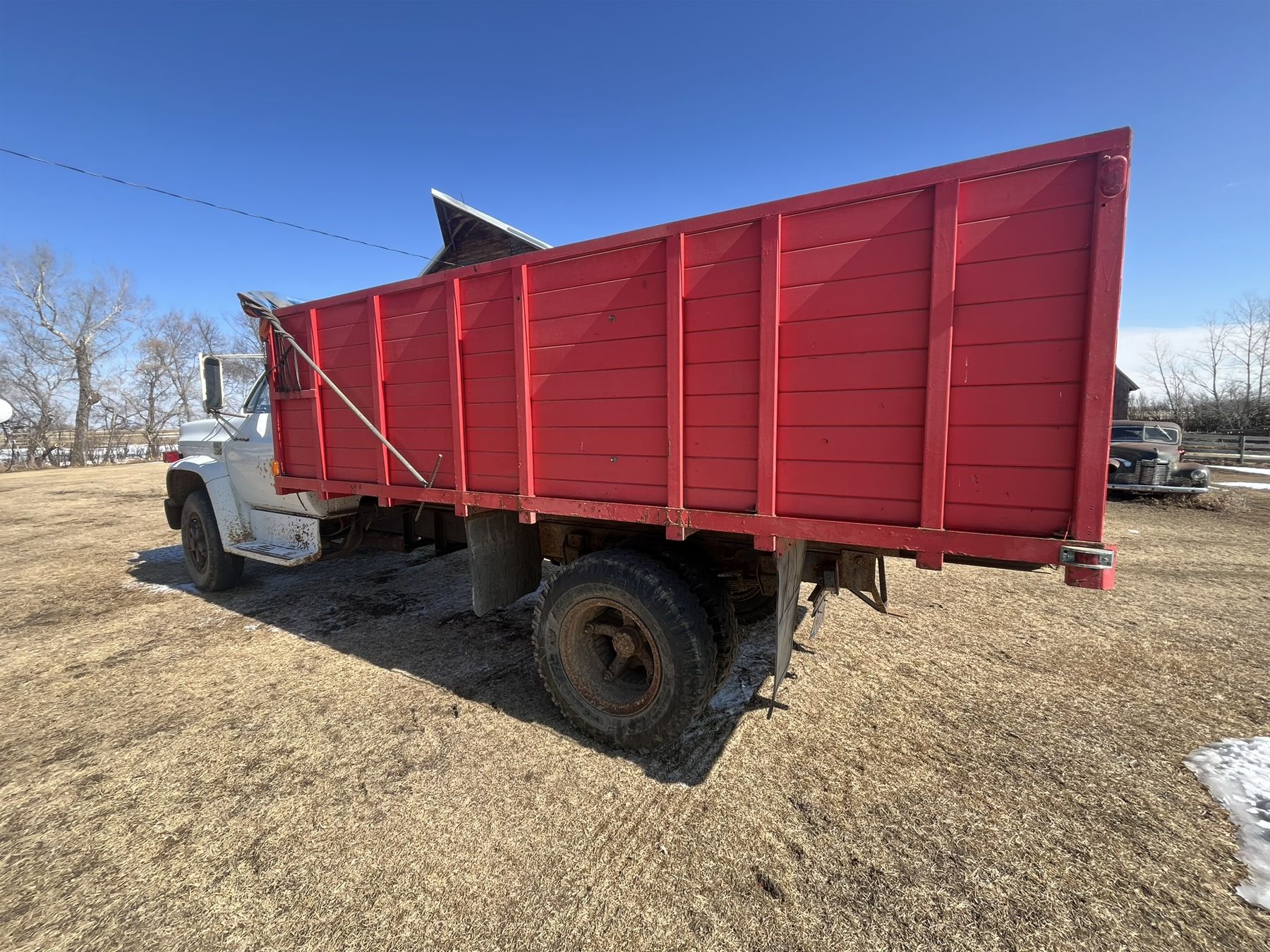 1977 GMC C65 Train Truck, Hoist ,15ft Box & Tarp,33,375 miles
