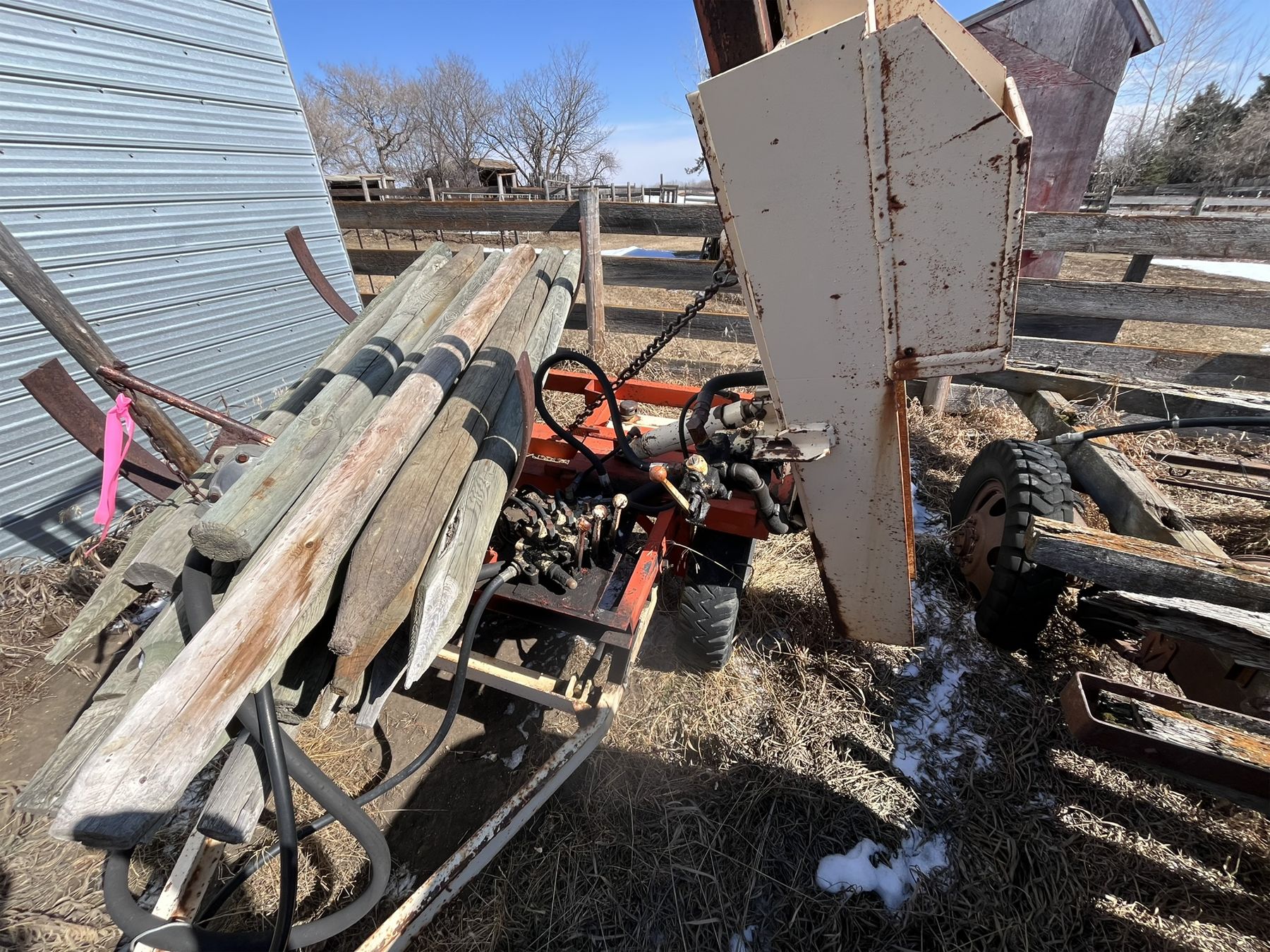 C & J Jones Post Pounder with Posts