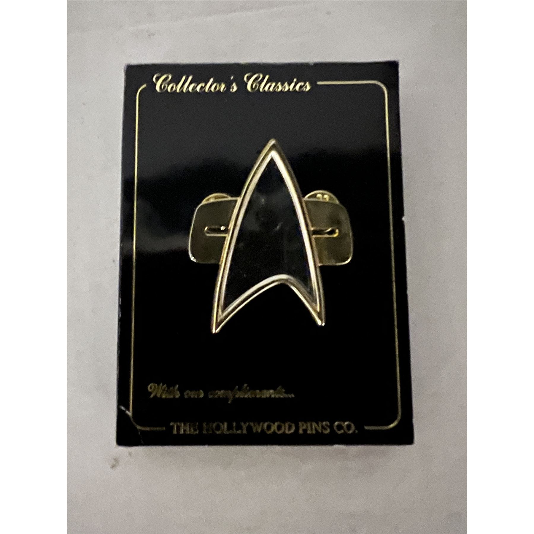 Original star Trek metal pin