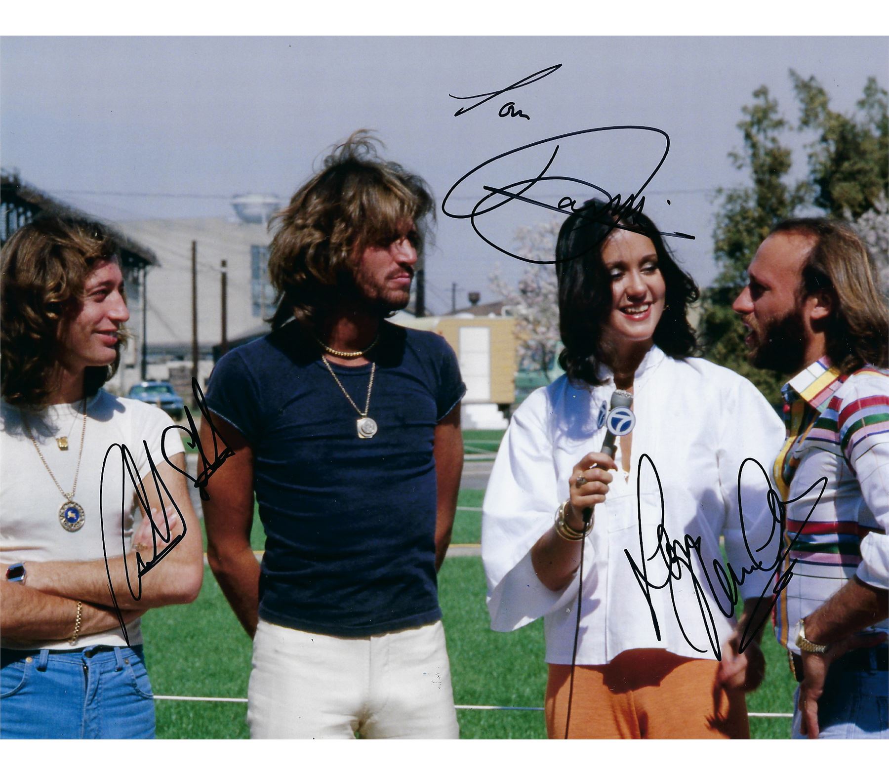 The Bee Gees signed photo