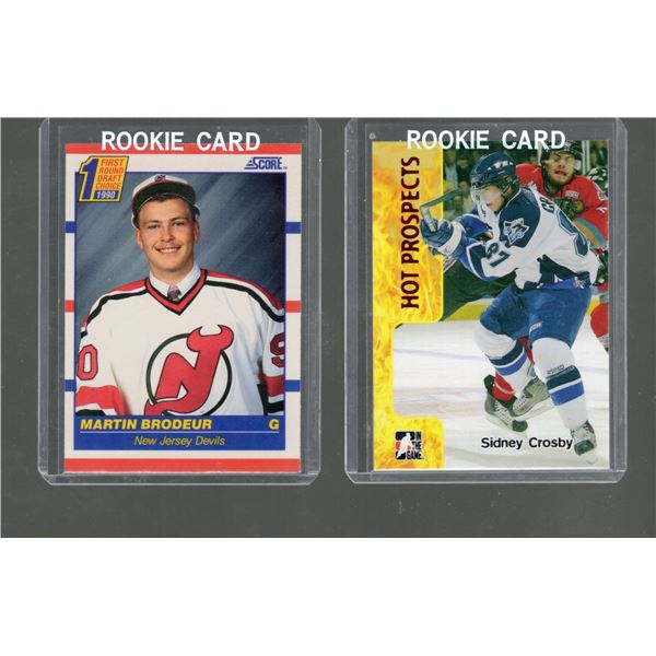 Martin Brodeur 1990 Score 1st Round Draft Choice 439 And Sidney Crosby