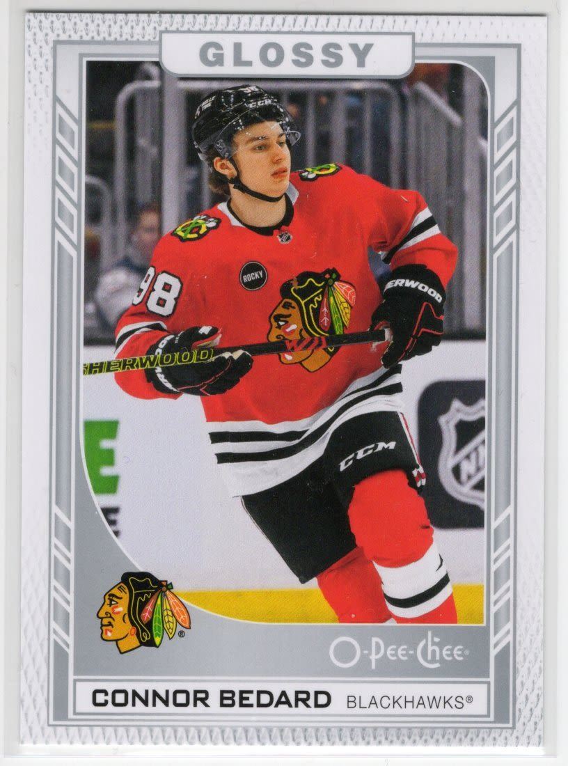 Connor Bedard ROOKIE CARD 2023-2024 Upper Deck Series 2 O Pee Chee ...