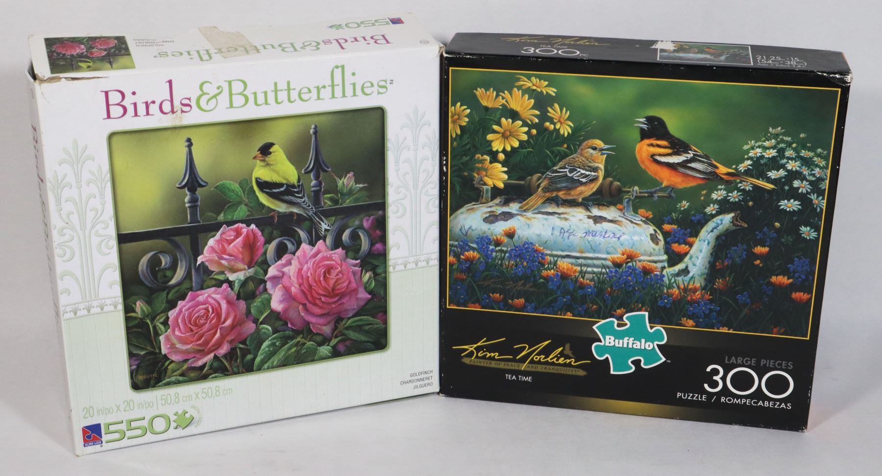TWO BIRD THEMED JIGSAW PUZZLES