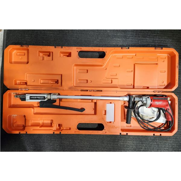 Milwaukee Drill and Pam Driver Autofeed Screw Gun