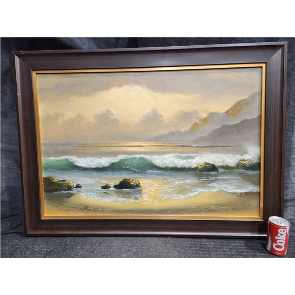 Large Original Oil Painting Signed Bell Howard, Beautifully Framed