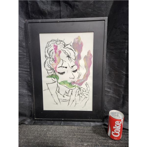 Original Audrey Hempburn Drawing