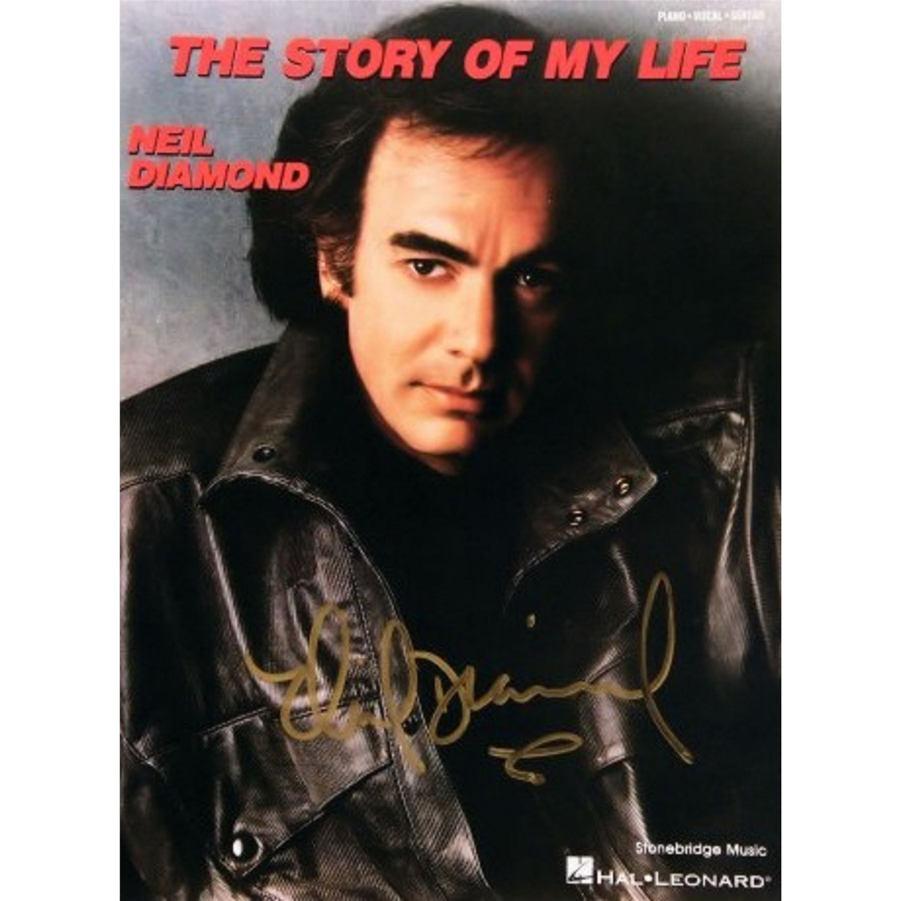 Neil Diamond signed sheet music