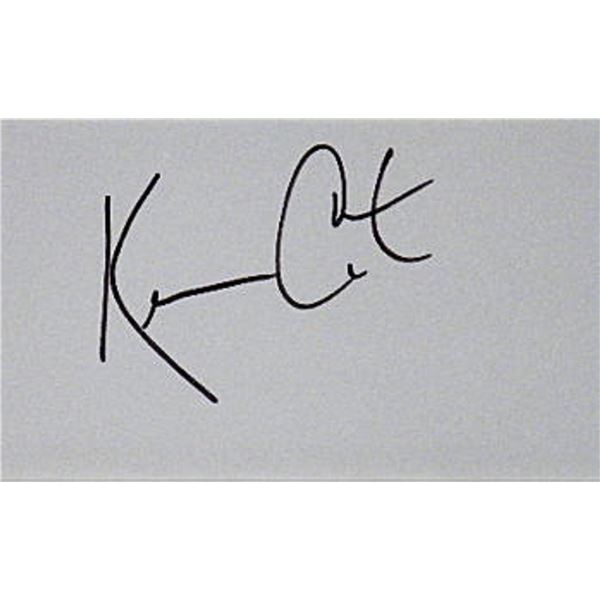 Kevin Costner signature slip