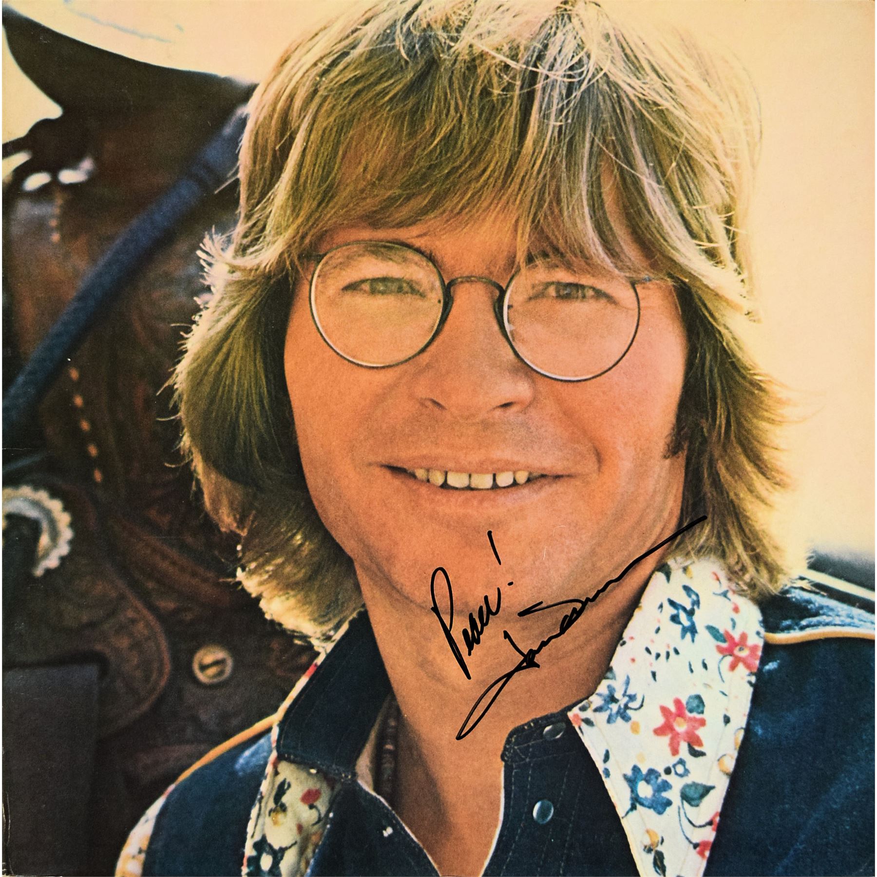 John Denver Windsong signed album