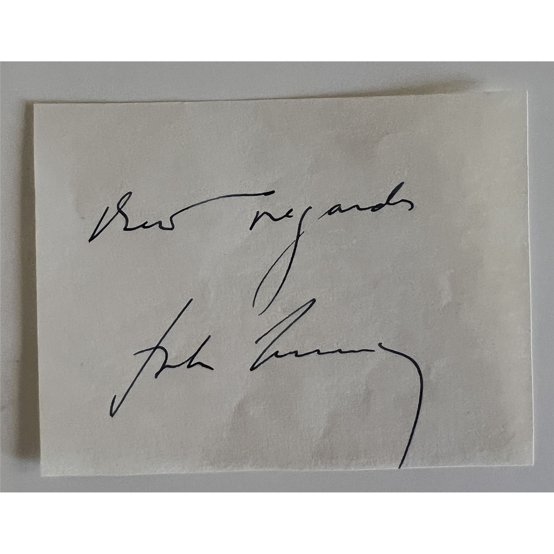 John F. Kennedy original signature