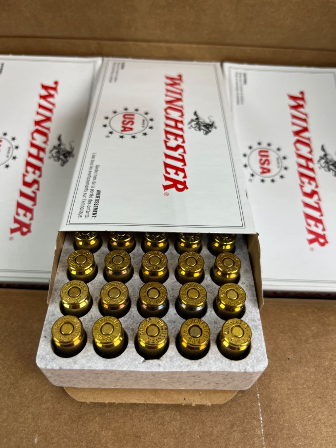 New Box of Winchester Centerfire Handgun Cartridges - Sunrise Estate ... New Box of Winchester Centerfire Handgun Cartridges - Sunrise Estate ...