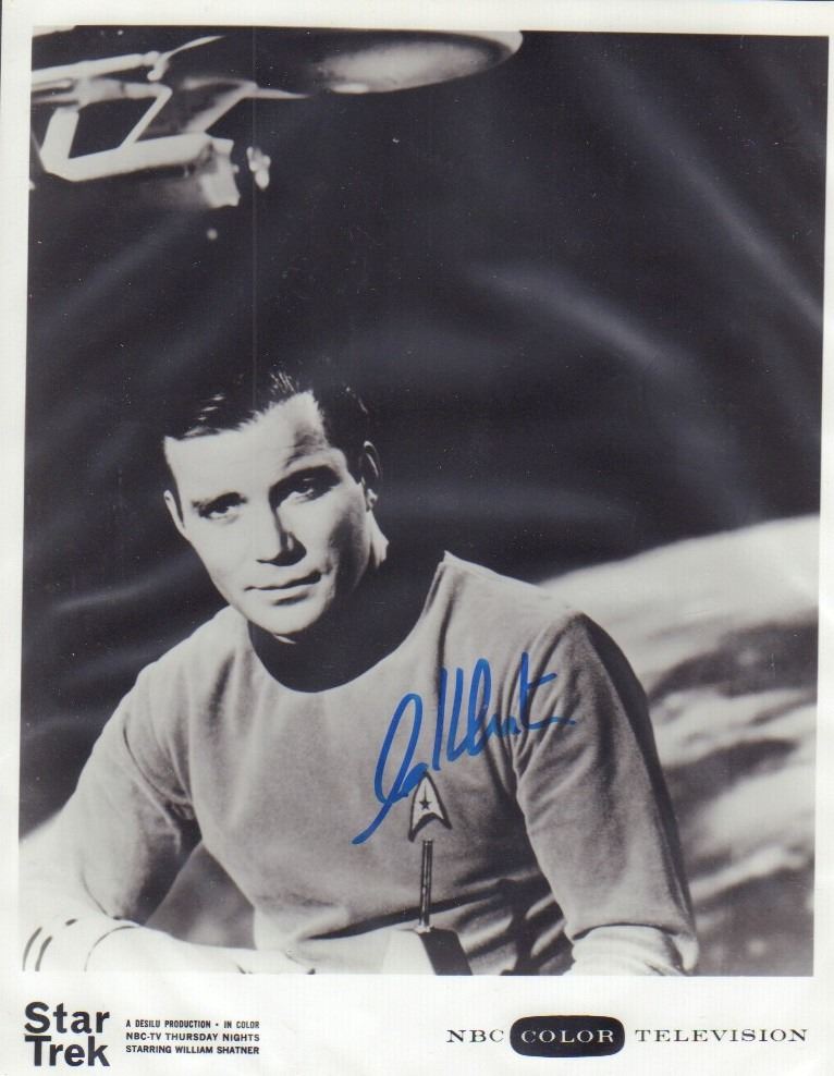William Shatner signed photo Star Trek