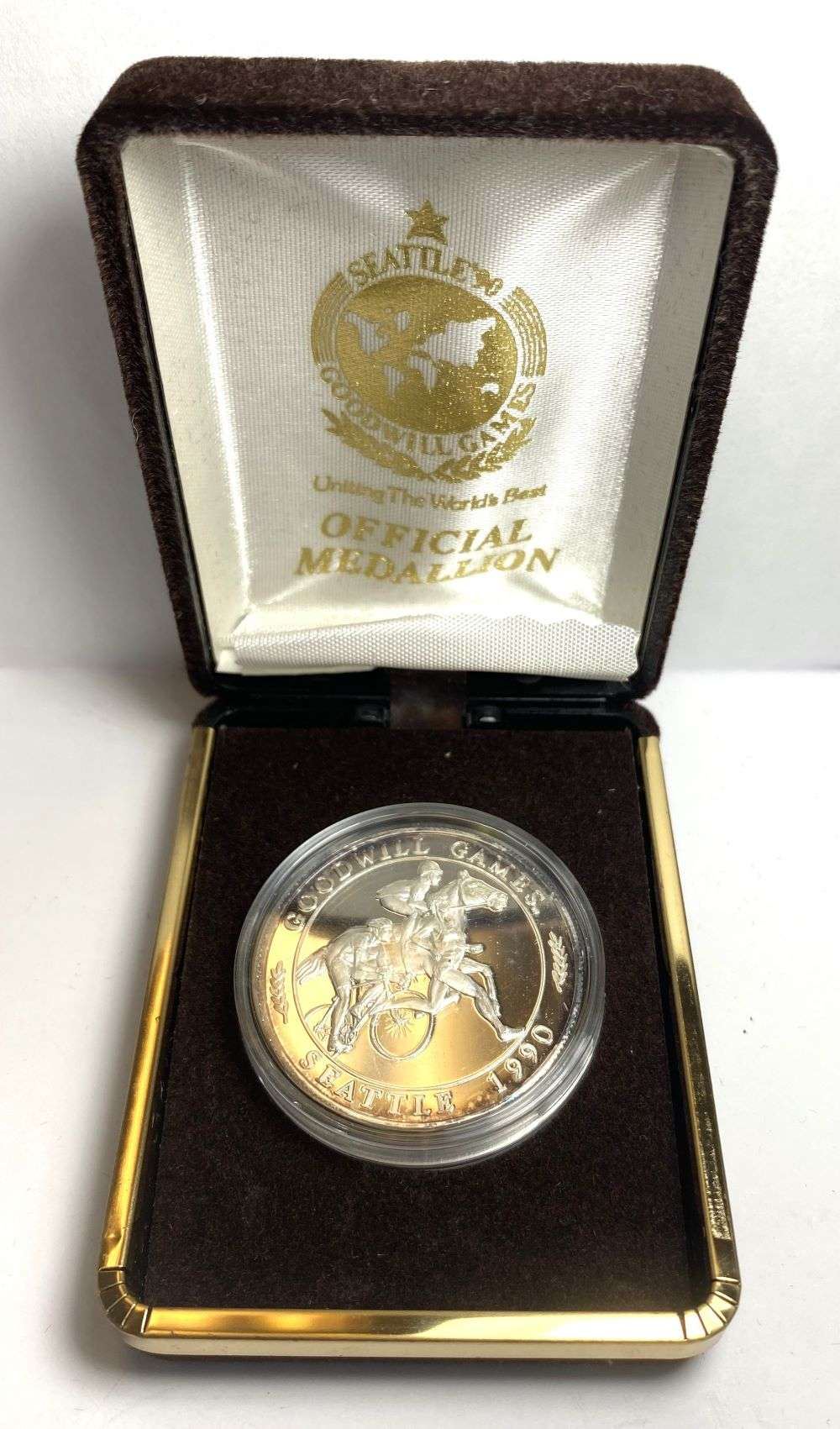 Extremely Scarce 1990 Seattle Goodwill Games Bike/Horse Riding Proof 1 ...