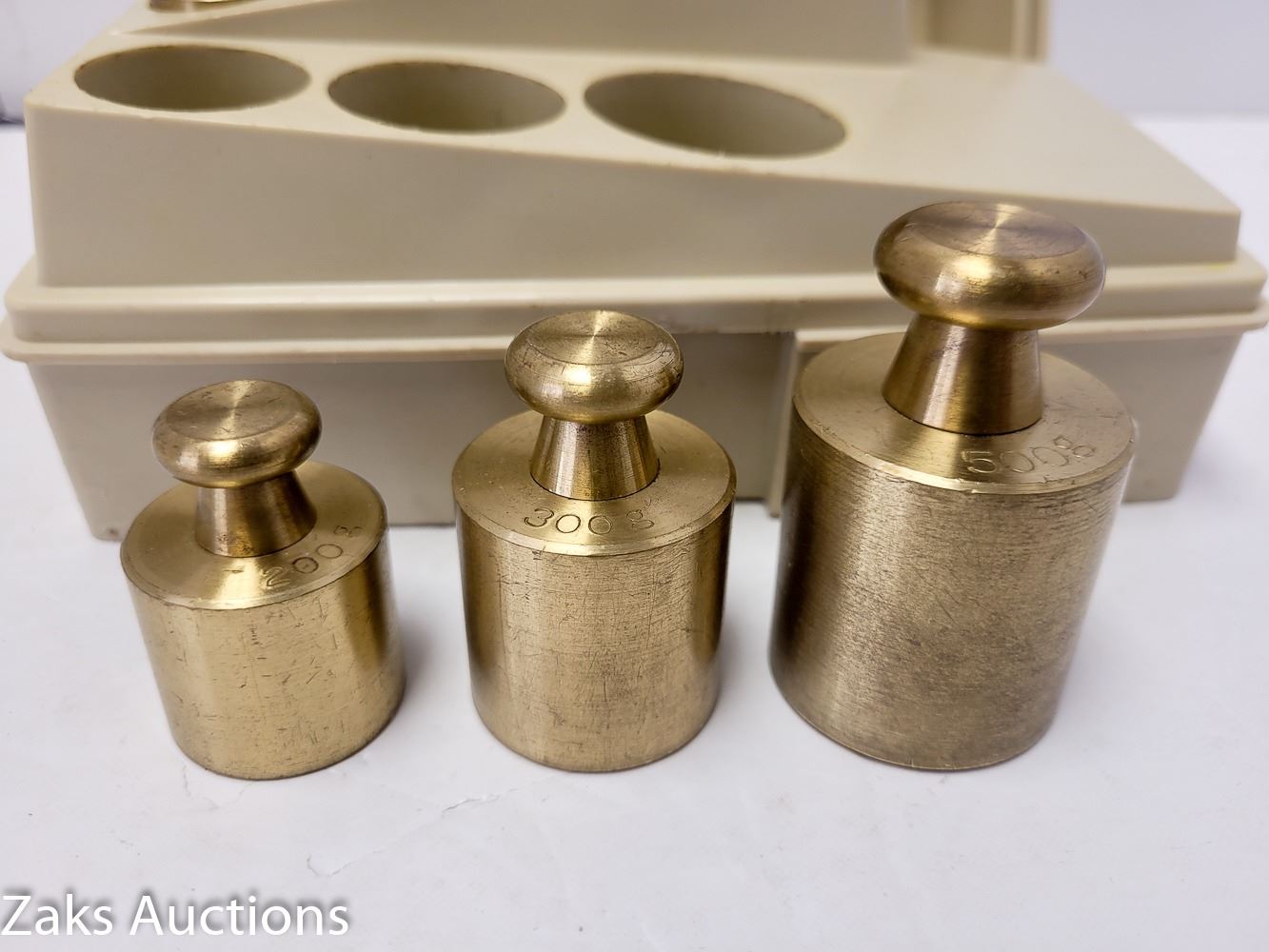 Vintage Ohaus Sto-A-Weigh Brass Scale Weights (Set of 12) 1 Gram to 500 ...