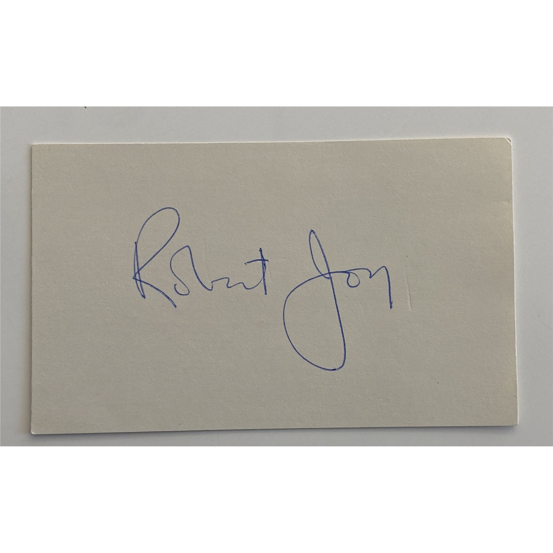 Robert Joy original signature