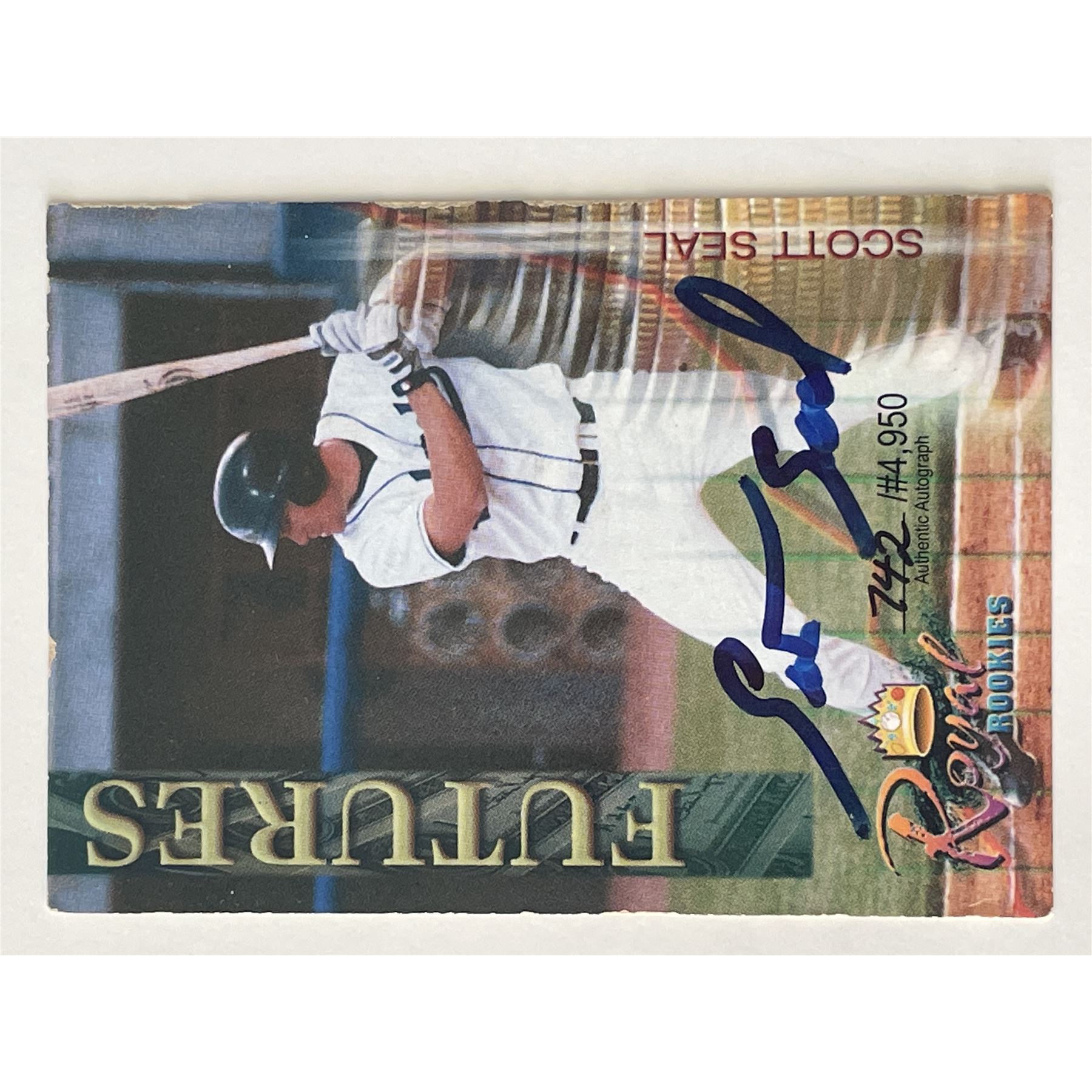 Scott Seal 2000 Royal Rookies Futures #27 signed trading card - certified.