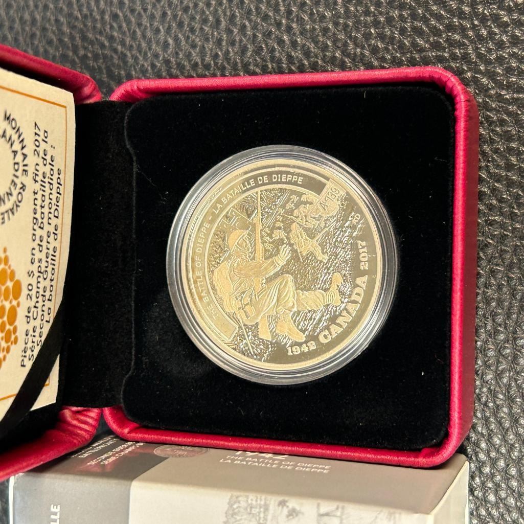 Pure Silver Coin - Second World War Battlefront: The Battle of Dieppe ...