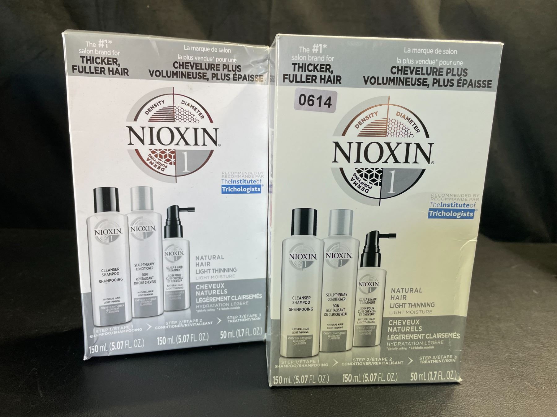 Lot of 2 Nioxin System 1 Hair Thinning Treatment Kits - Shampoo ...