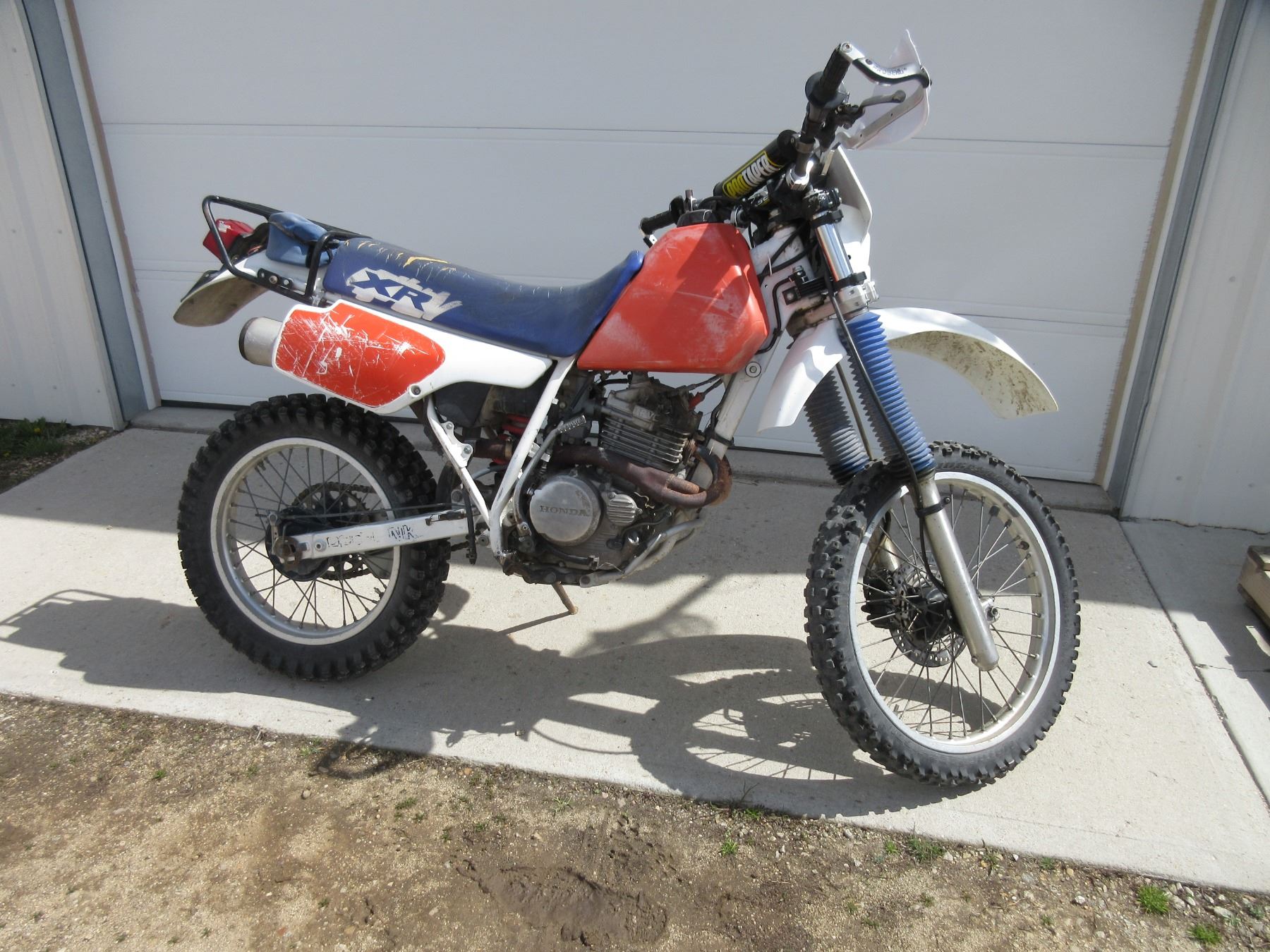 1986 Honda XR 250CC Motorcycle- Runs And Rides Good- Decent Rubber ...