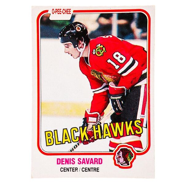Dennis Savard 1981-82 Rookie Chicago