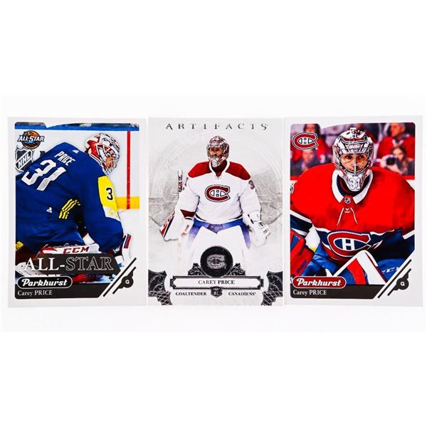 Lot - 3 x Carey Price Cards