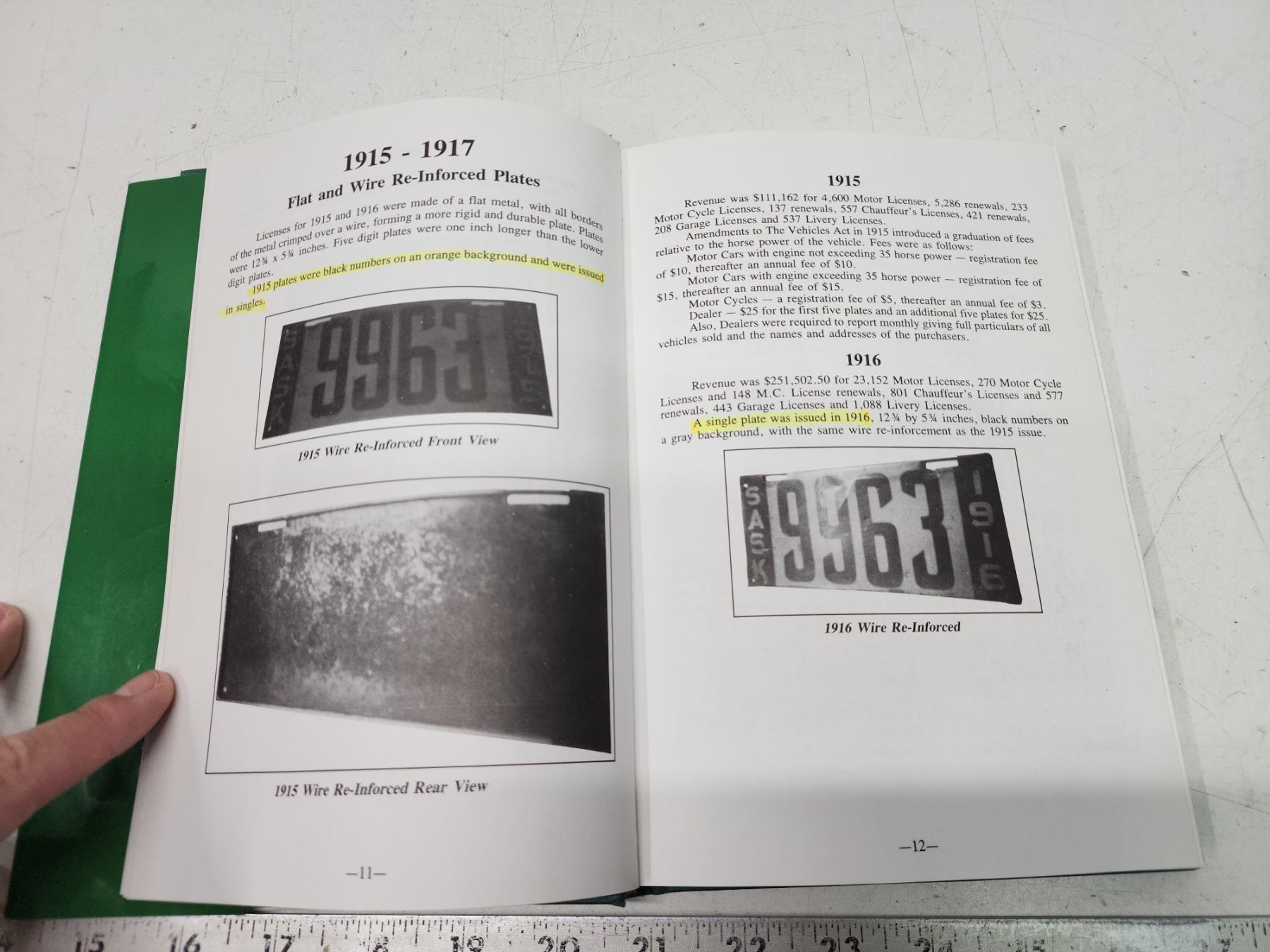 Memory lane, license plate book - Schmalz Auctions