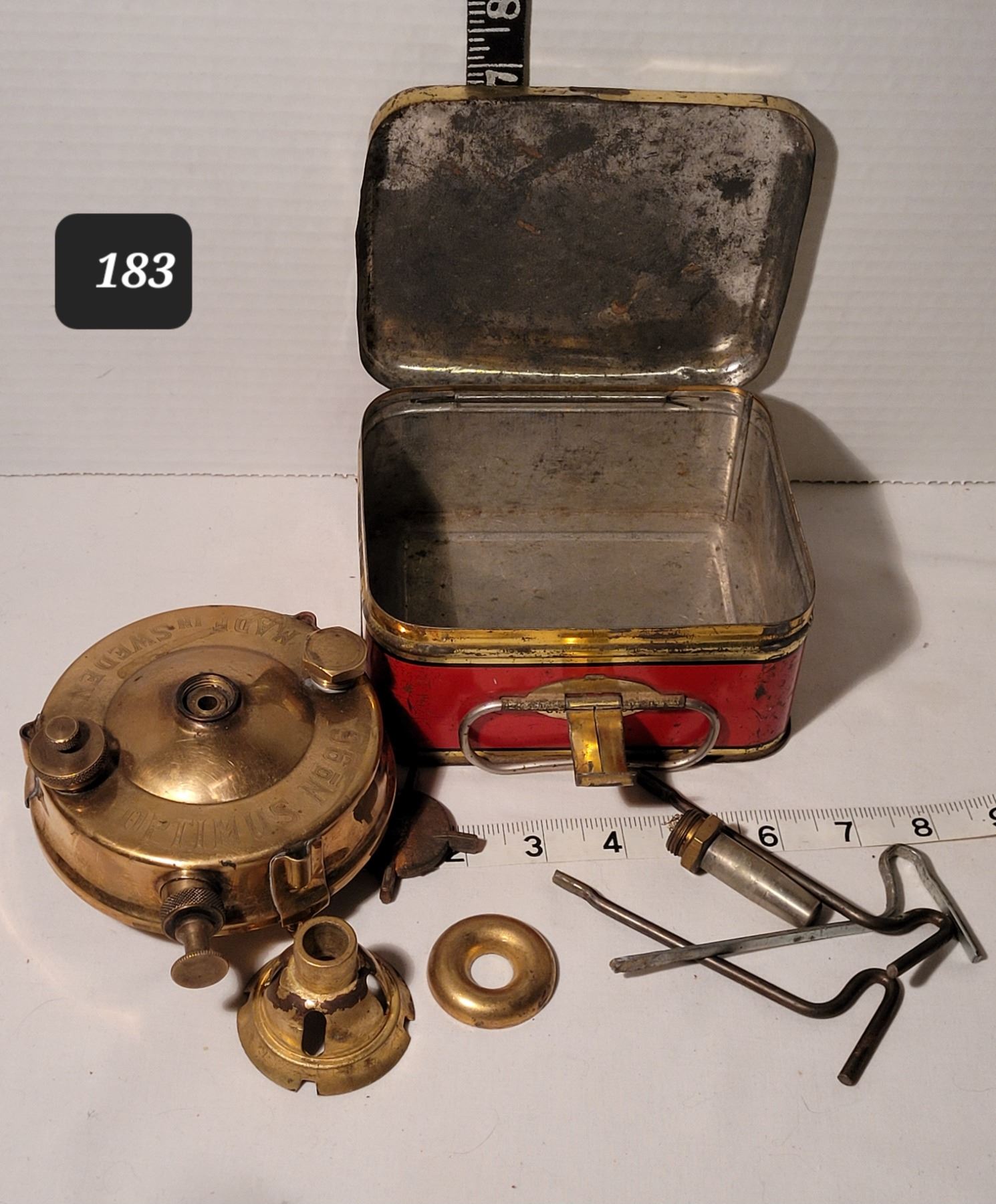 Vintage Primus Optimus camp stove in metal case. Made in Sweden ...