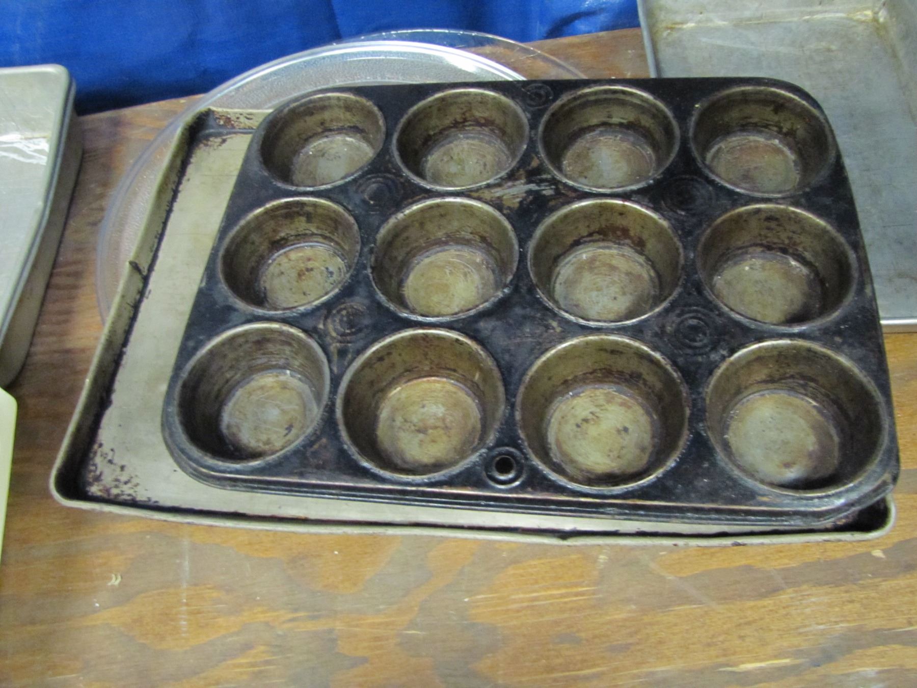 Baking items , glass dishes, muffin tins, tupperware