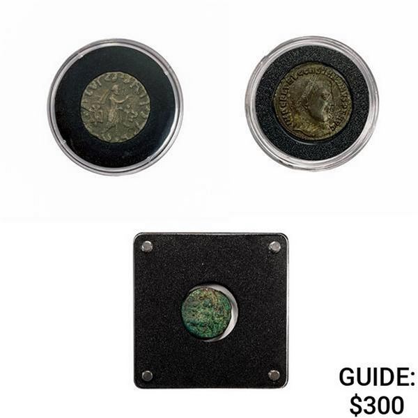 Varied Bronze Ancient Roman Coinage 3 Coins Varied Bronze Ancient Roman Coinage 3 Coins