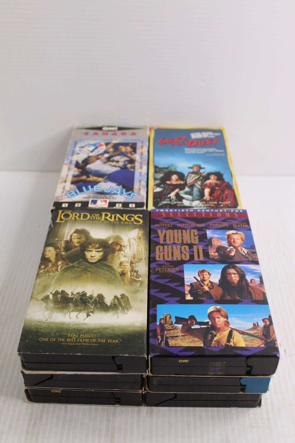 (16) VHS Tapes - Miss Congeniality, Titanic Part One and Two - Bodnarus Auctioneering