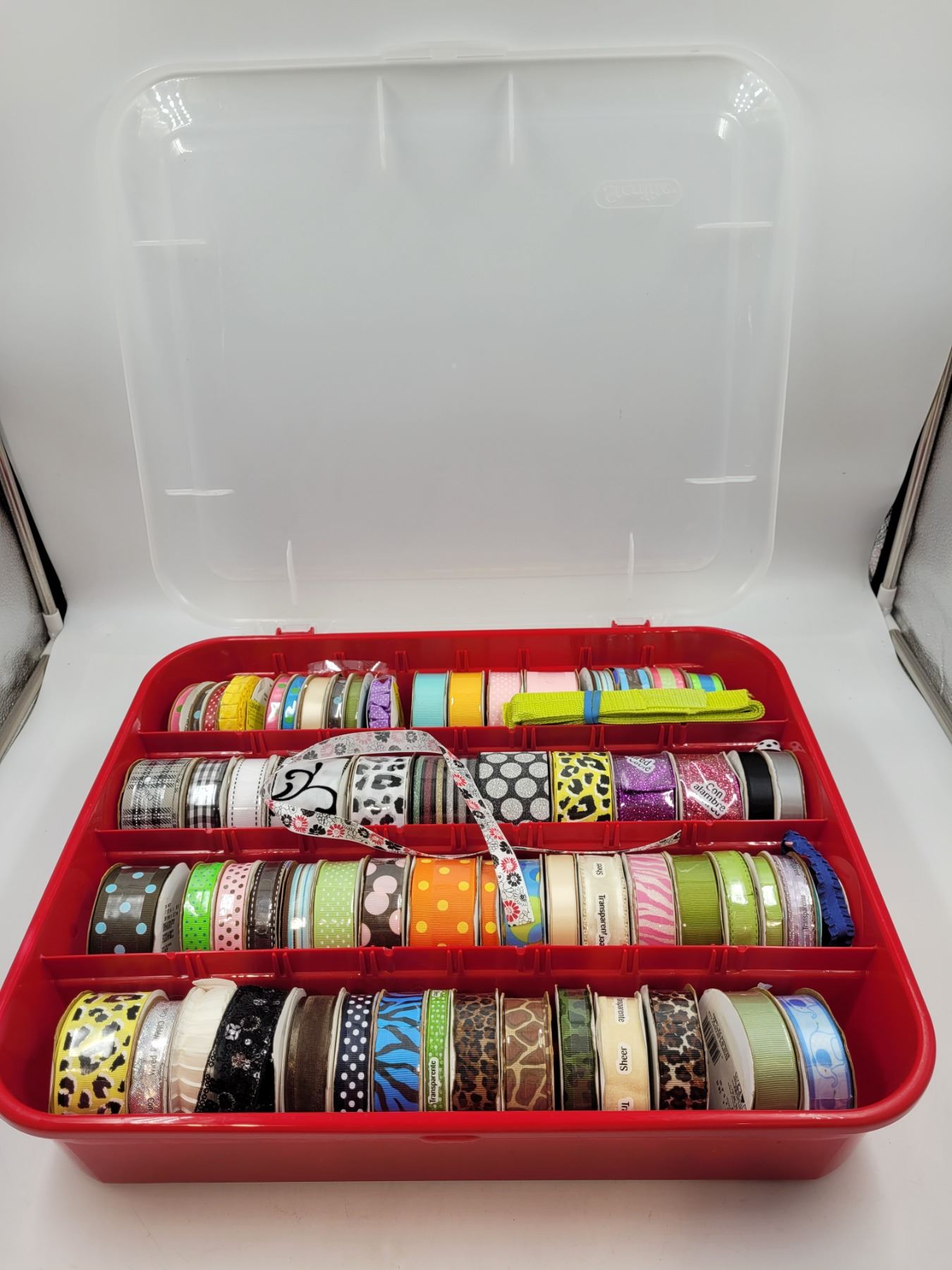 Ribbon Lot in Nice Storage Container