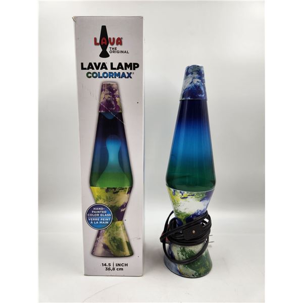 Lava the Original Lava Lamp Color Max Hand-painted Color Glass