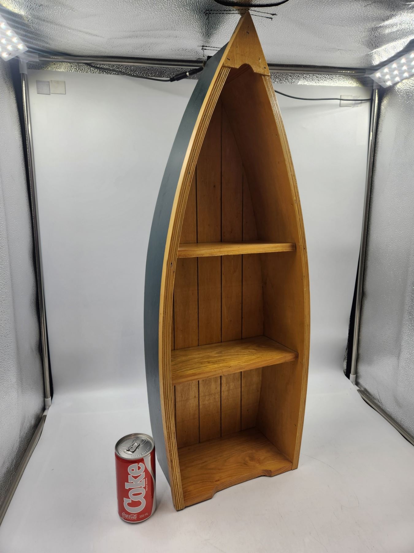 Wooden Boat Book Shelf