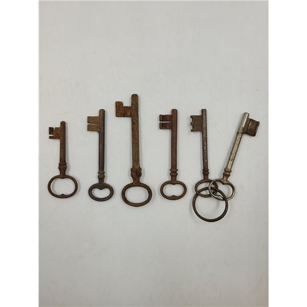 Antique Skeleton Key Lot