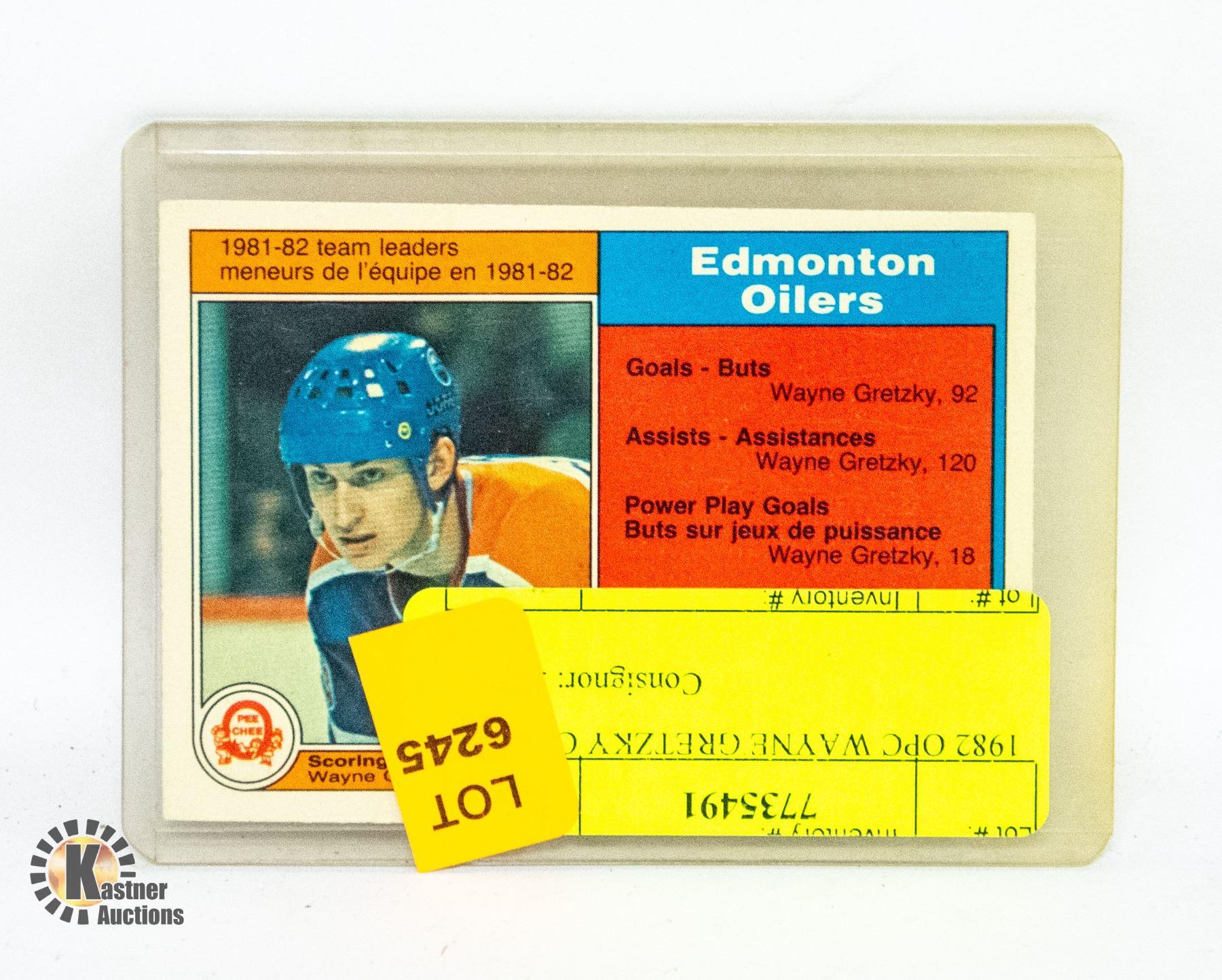 1982 OPC WAYNE GRETZKY CARD 99