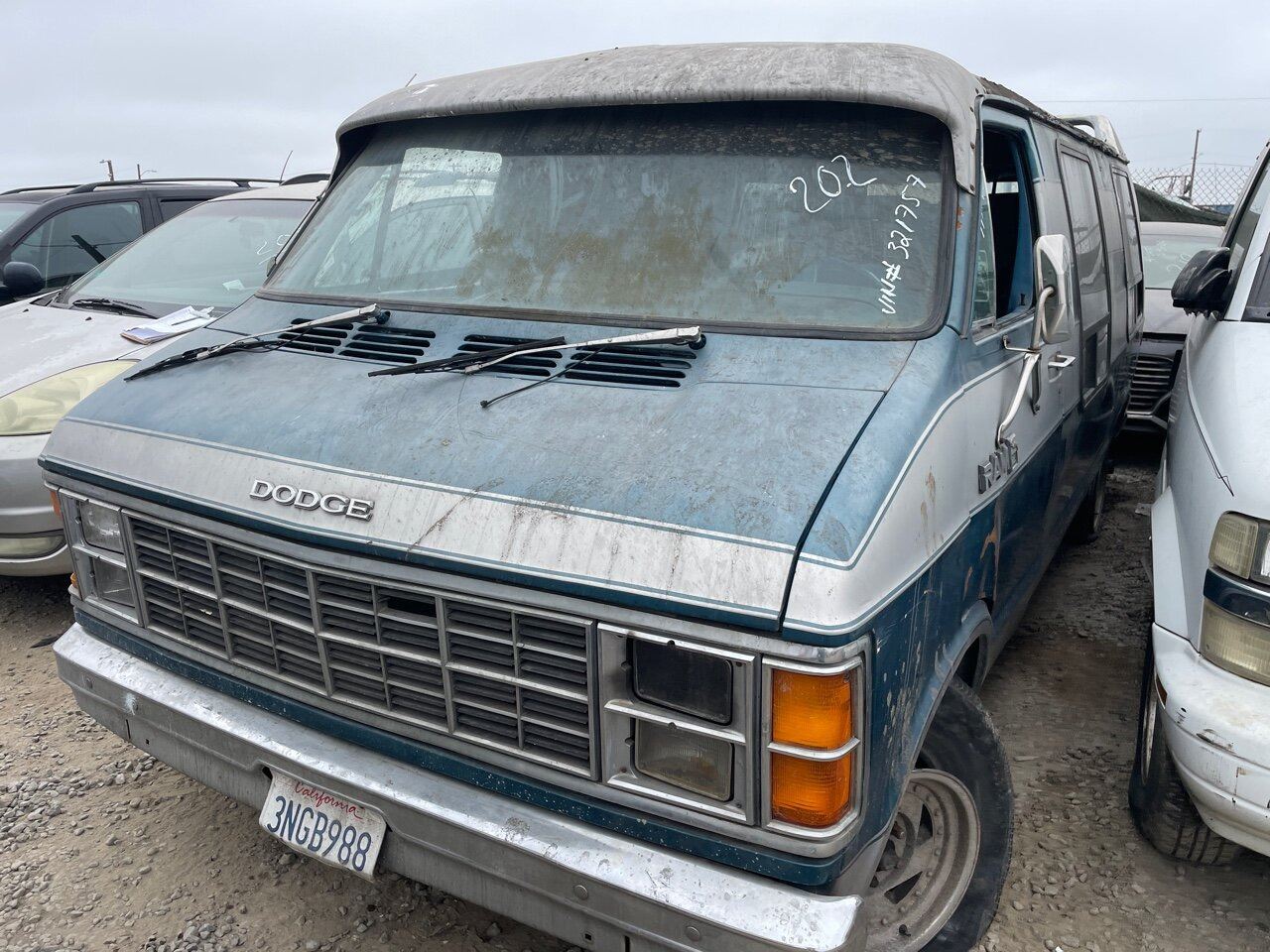 1983 DODGE RAM VAN
