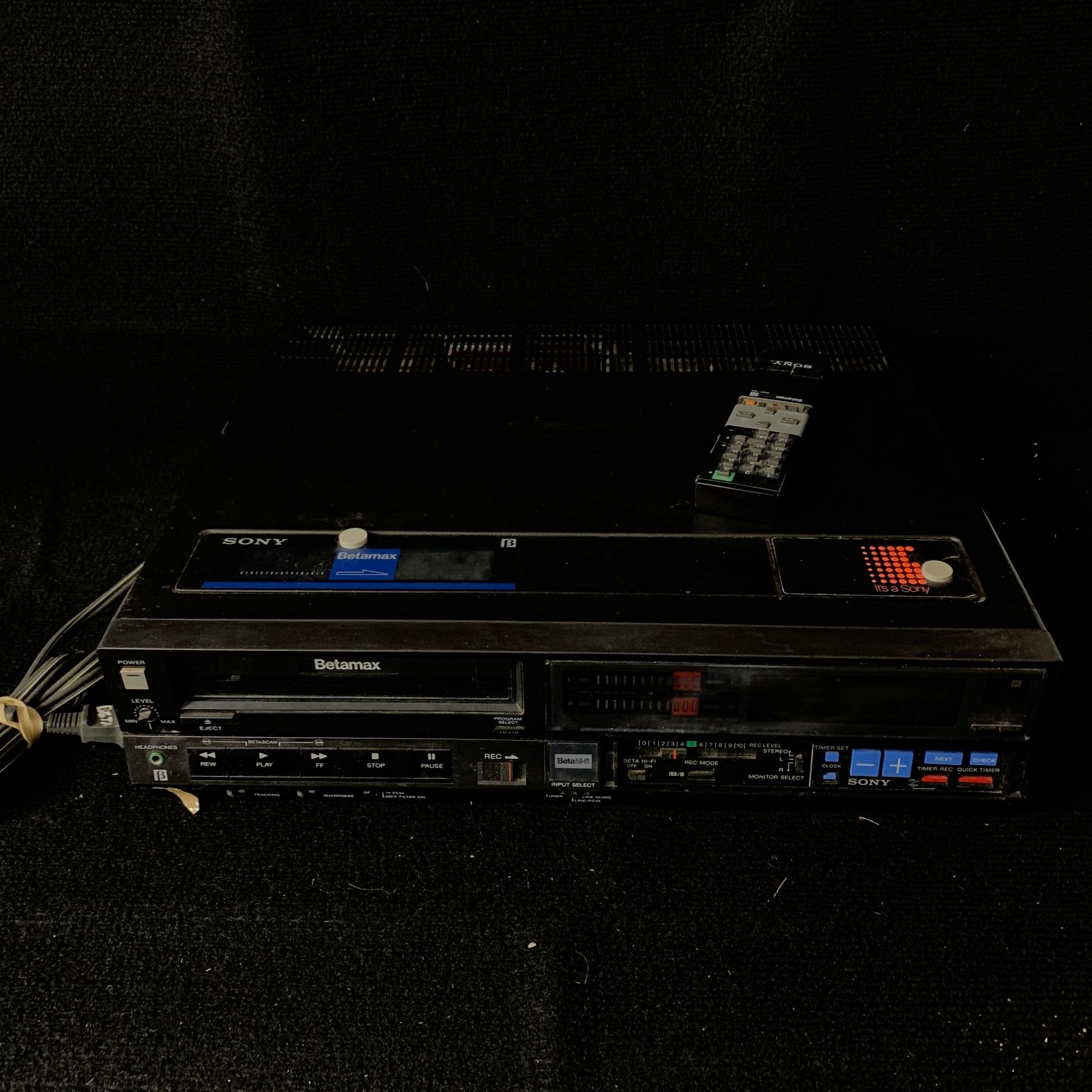 Vintage Sony Betamax Player