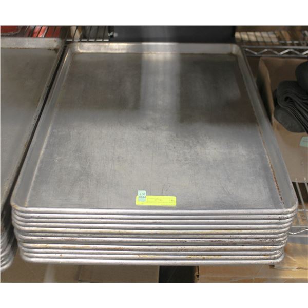 Lot Of 12 Full Size Bun Pans 26 X 18