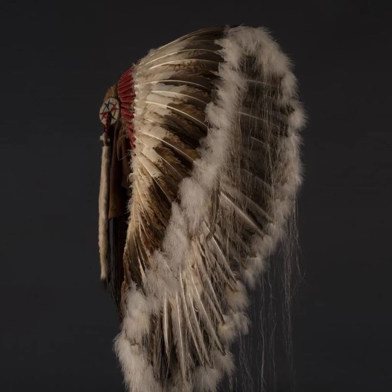 Lakota Sioux John Young Buck Feather Headdress