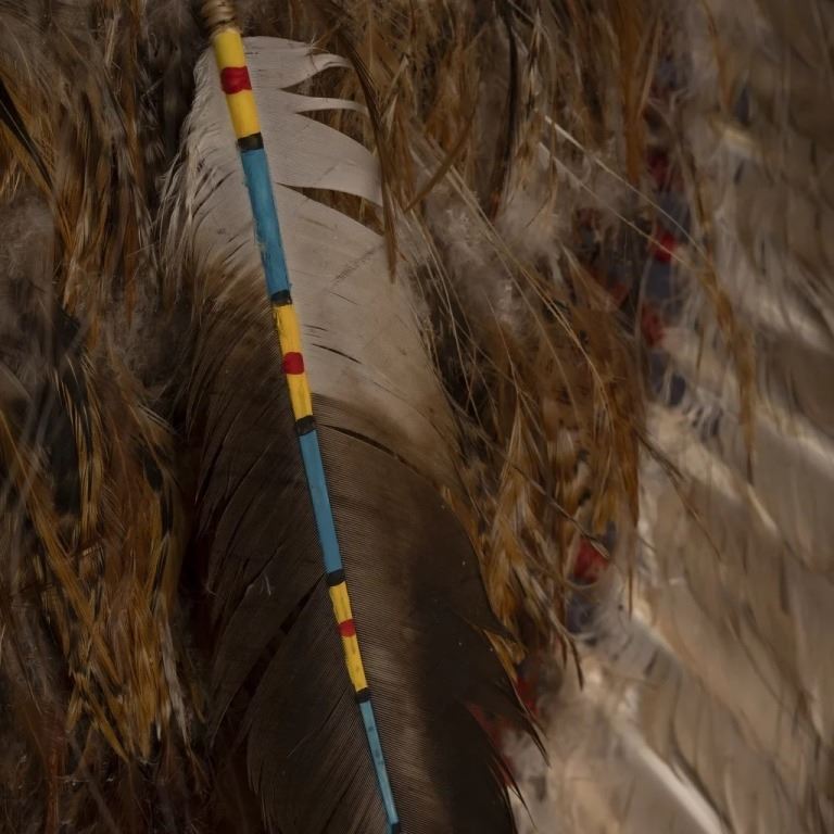 Lakota Sioux John Young Buck Feather Headdress