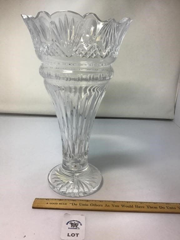 WATERFORD CRYSTAL PRINCESS VASE