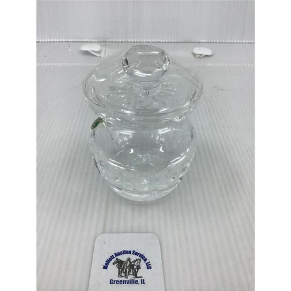 VINTAGE WATERFORD CRYSTAL JAM JAR
