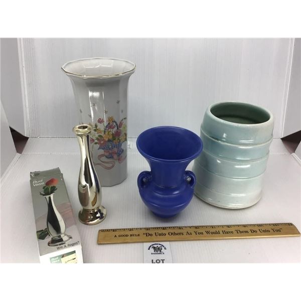 ASSORTMENT OF VASES