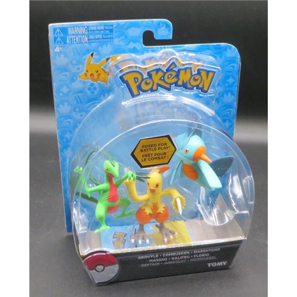 Tomy Pokemon Battle Figures Grovyle Combusken Marshtomp