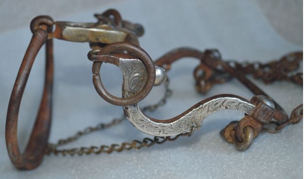 G S Garcia silver mounted ring bit