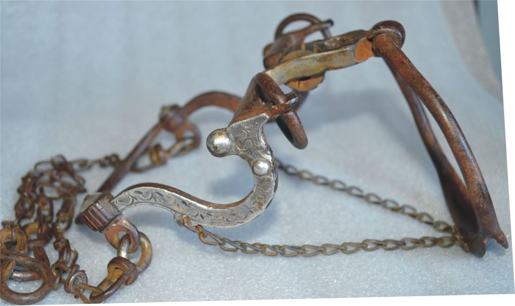 G S Garcia silver mounted ring bit